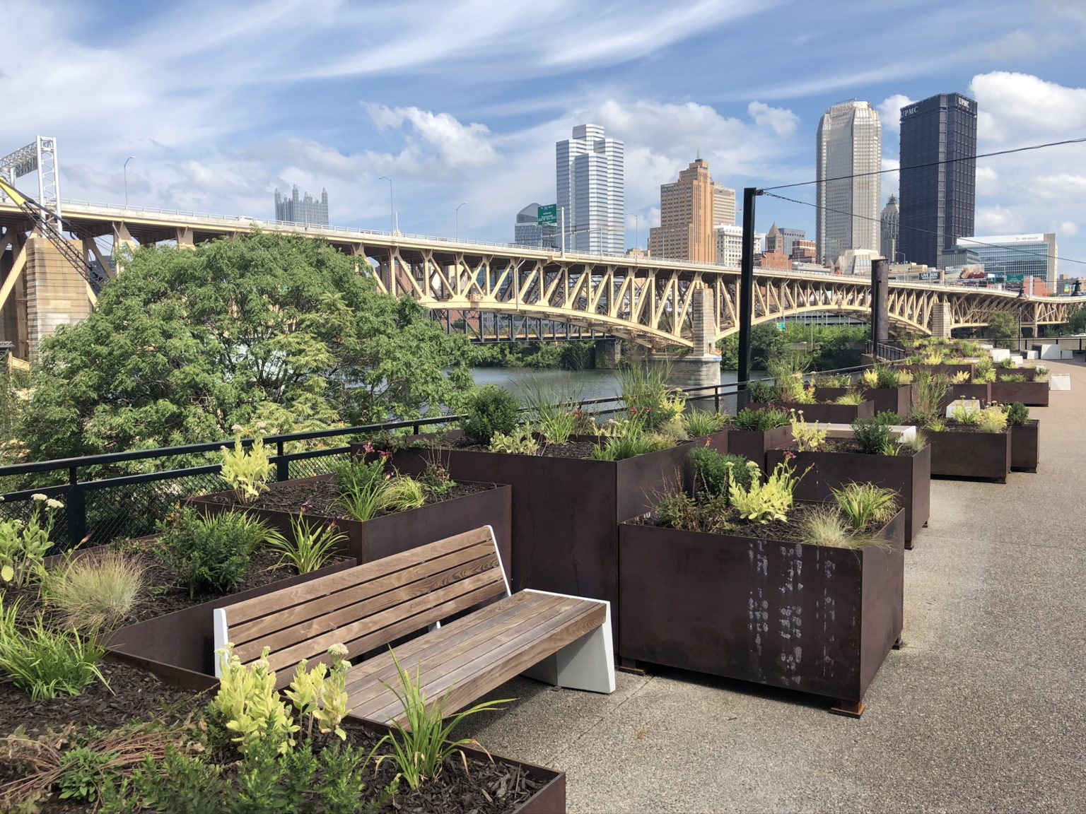 The Highline is Pittsburgh's new elevated riverfront green space on the ...